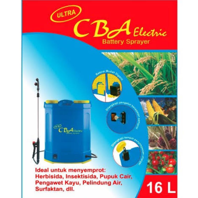 Jual TANGKI SPRAYER ALAT SEMPROT ELEKTRIK CBA TIPE 3 16 LITER | Shopee ...