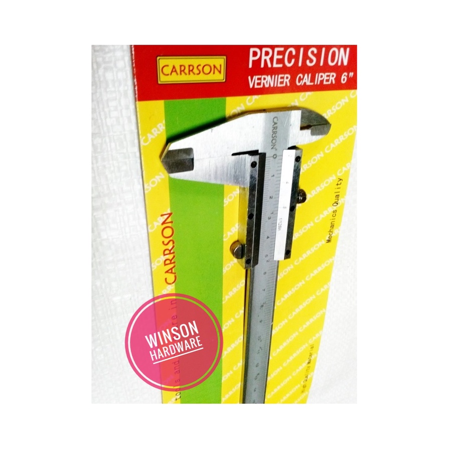 Jual CARRSON Sikmat 6" (150mm x 0.05mm) Sekmat Sigmat Jangka Sorong ...