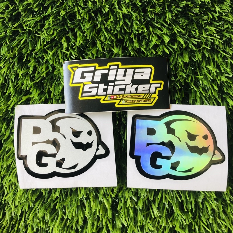 Jual Stiker PG logo PASUKAN GHOIB sticker cutting viral | Shopee Indonesia