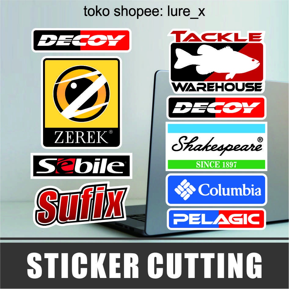 Jual Stiker Pancing di tempel di Tackle Box Sticker untuk Kotak Lure ...