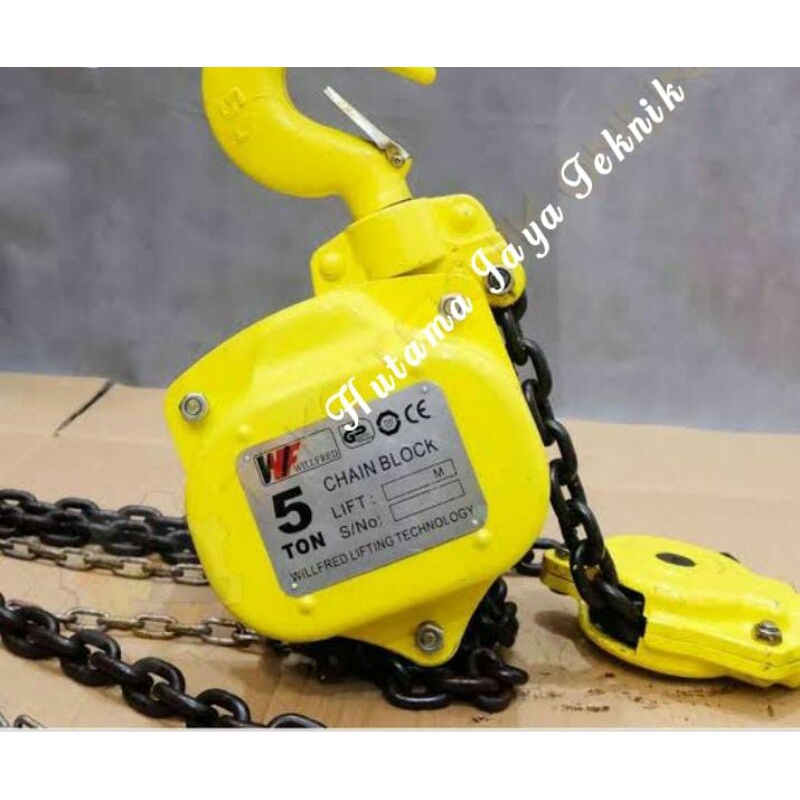 Jual Chain Block Blok Katrol Takel Derek 5 Ton 5 T 3 Meter 3 M 3Meter ...