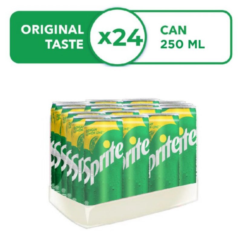 Jual SPRITE 250ML X 24 CANS ( KALENG) | Shopee Indonesia