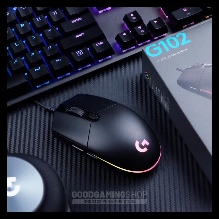 Jual LOGITECH G102 V2 LIGHTSYNC - GAMING MOUSE - HITAM TERLARIS | Shopee Indonesia