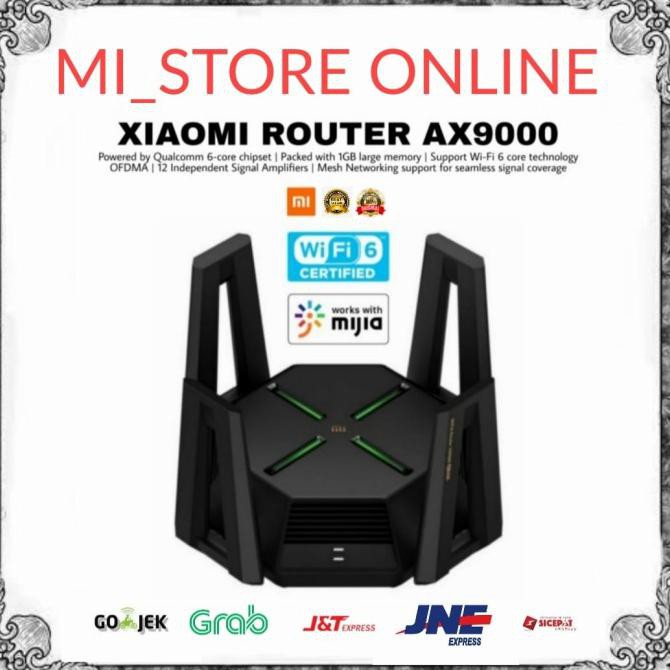 Jual Xiaomi Router Ax9000 Aiot Wifi 6 9000Mbps 4K Qam - Mi Wifi Router ...