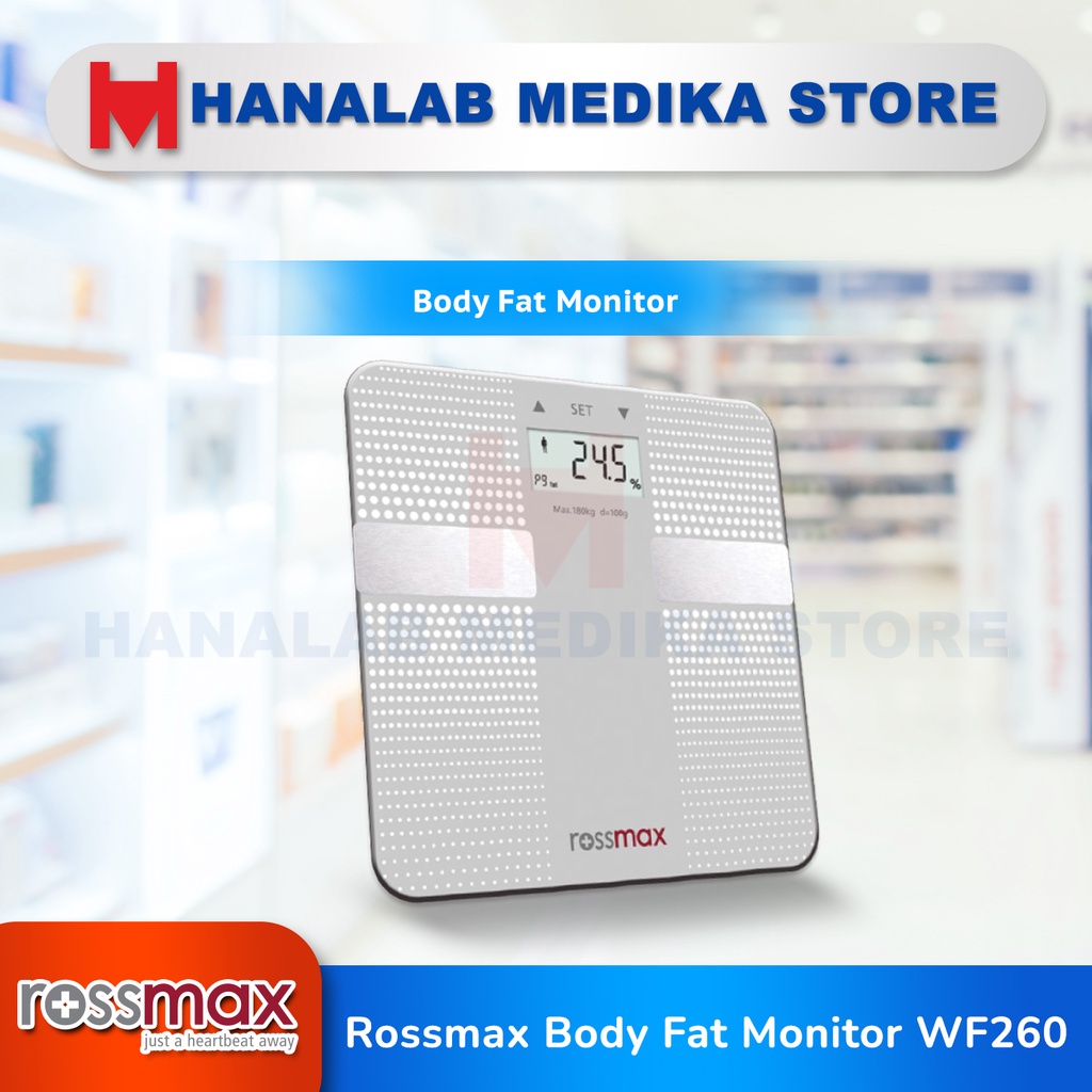 Jual Rossmax Body Fat WF260 / Timbangan Digital Rossmax / Timbangan ...