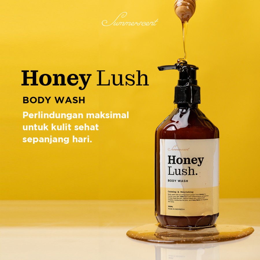 Jual Honey Lush Summerscent Body Wash Sabun Mandi Pencerah Kulit 300ml | Shopee Indonesia