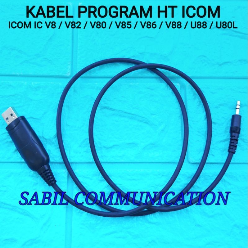 Jual KABEL PROGRAM HT ICOM V80 V86 V88 V82 V8 M25 M36 M37 KABEL DATA HT ICOM IC V80 V88 V86 ...