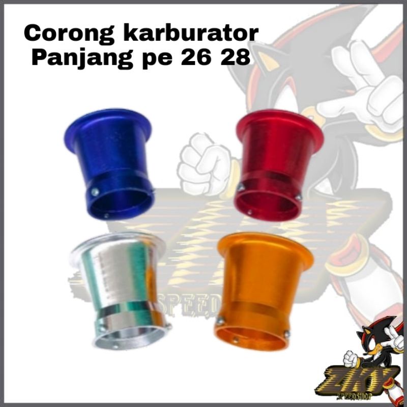 Jual Velocity Corong karburator PE 28 PWK 28 Ukuran Panjang 7mm Full ...