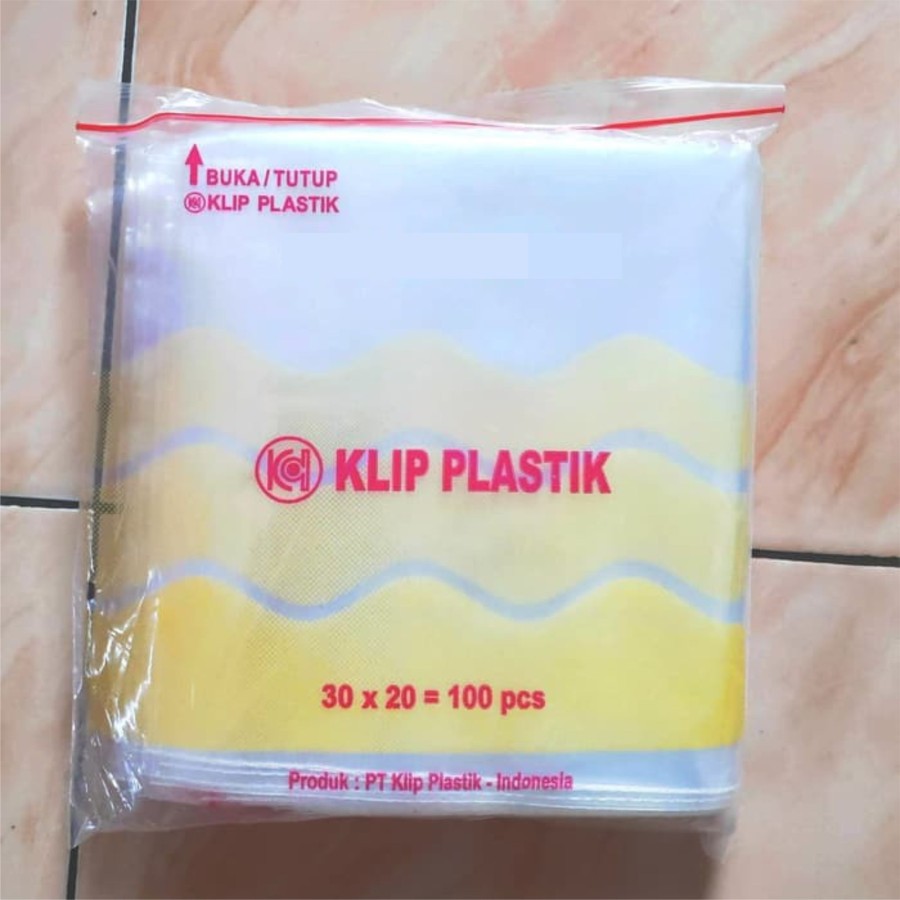 Jual Plastik Clip Isi 100 Lembar Ukuran 30X20 | Shopee Indonesia