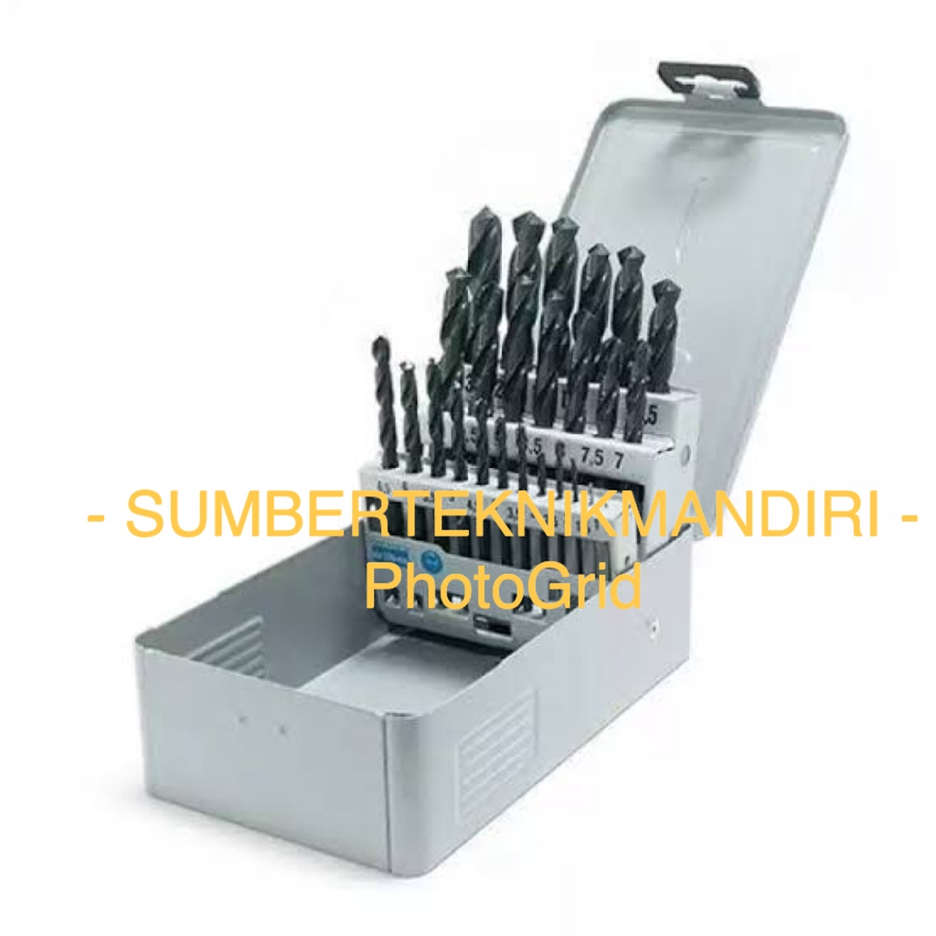 Jual NACHI SET 1-13 MM MATA BOR BESI HSS ORIGINAL | Shopee Indonesia