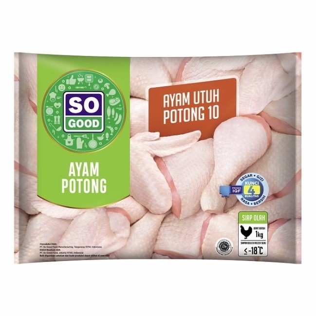 Jual SO GOOD AYAM UTUH POTONG 10 1Kg | Shopee Indonesia