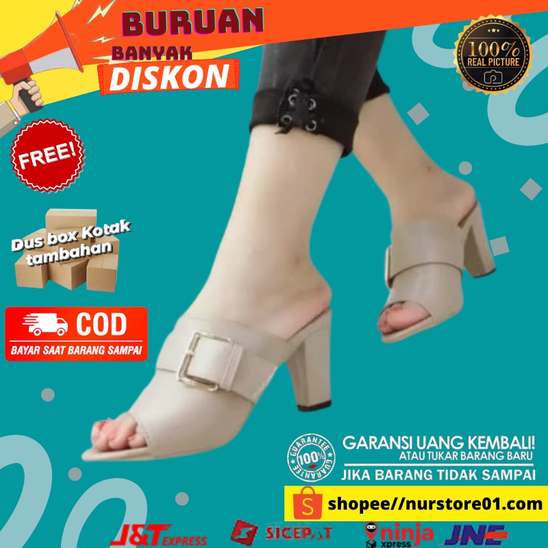 Jual Sepatu High Heel Hak Tahu 5cm Spatu Hak Tali Silang Terbaru Pasir ...