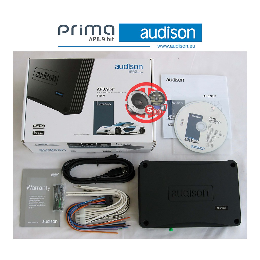 Jual Audison AP8.9 Bit DSP Built In Amplifier 520W Max Output | Shopee ...