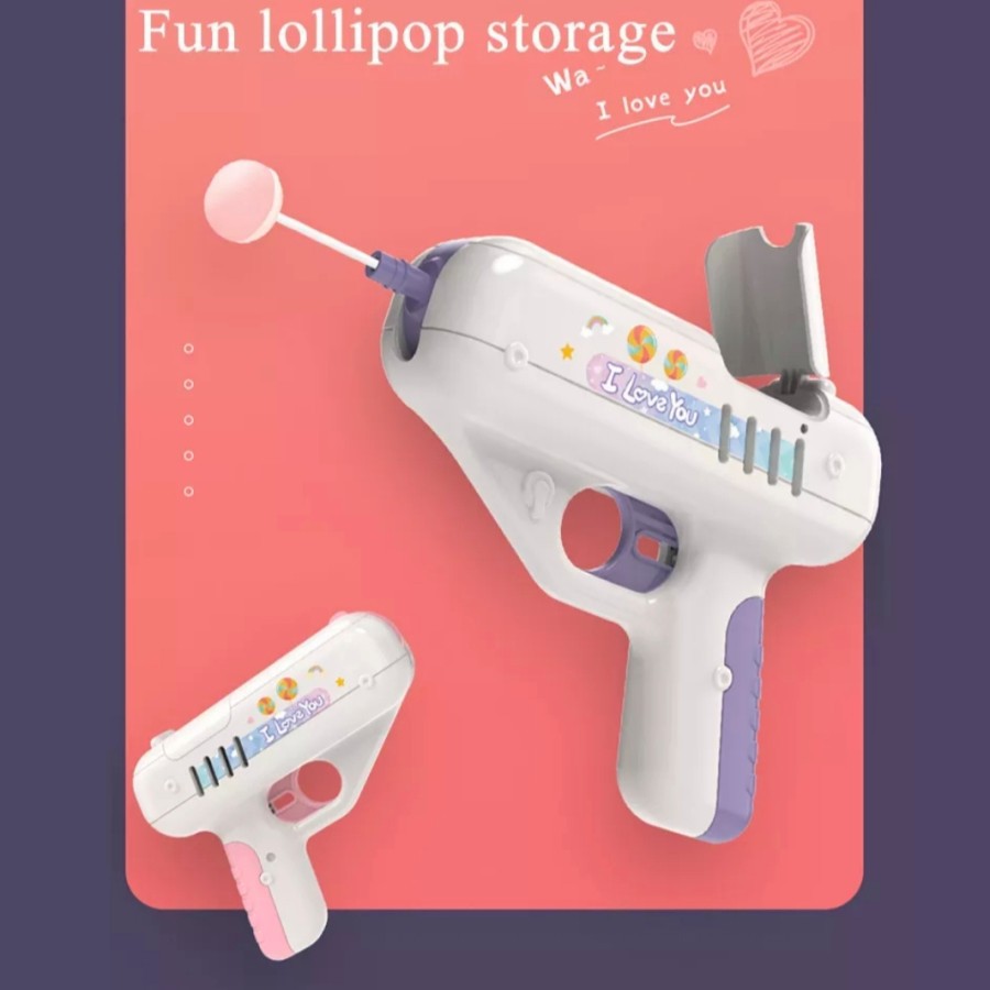 Jual Mainan Anak Tembakan Pistol Permen Lolipop ~ CANDY GUN I Love You ...