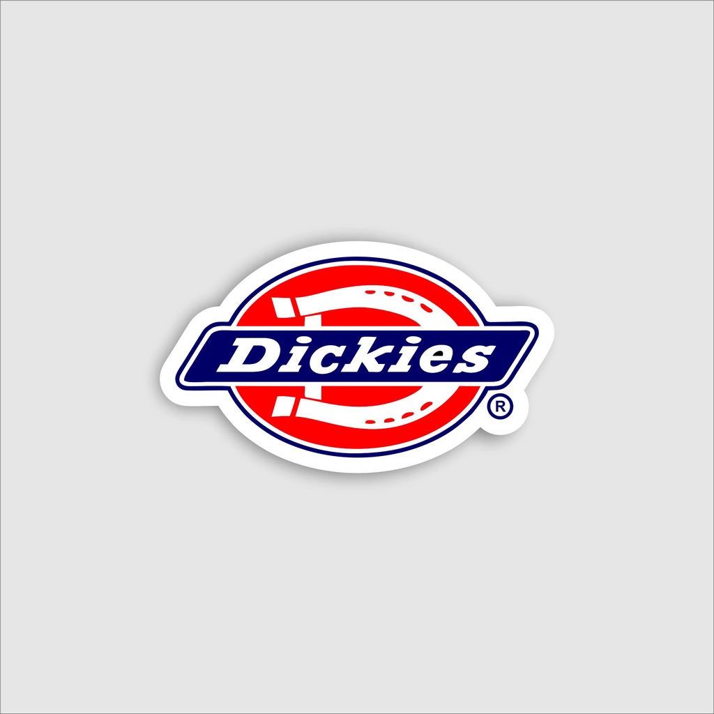 Jual Stiker Sticker Brand distro Logo Dickies Label Vinyl Skate surf ...