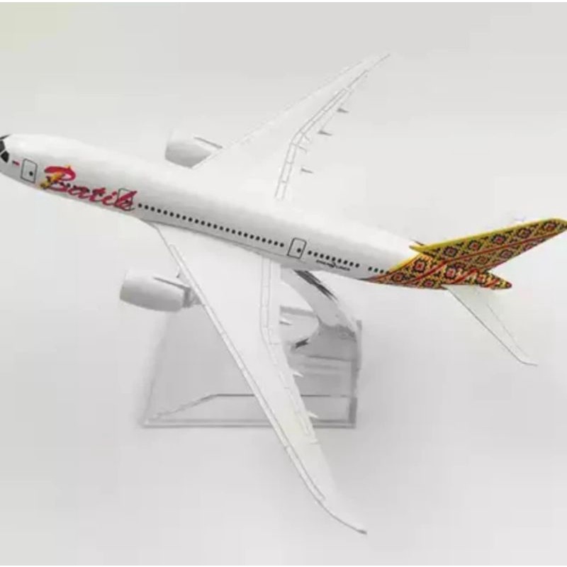Jual MINIATUR DIECAST PESAWAT BATIK AIR INDONESIA 16CM FULL BESI ...