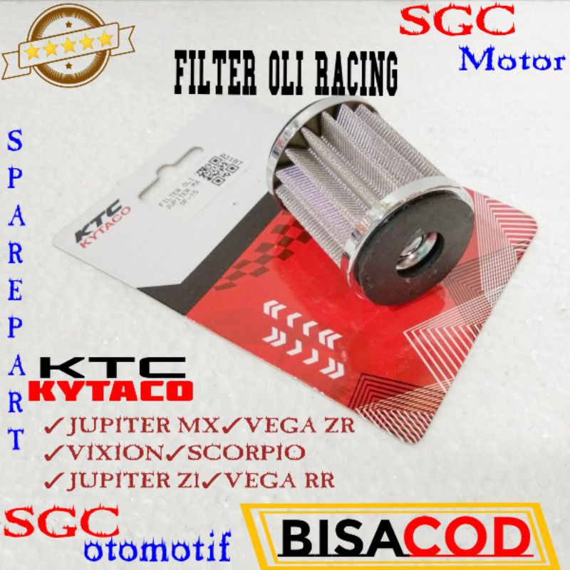 Jual [ COD ] FILTER OLI RACING JUPITER MX/VEGA ZR/VIXION/SCORPIO ...