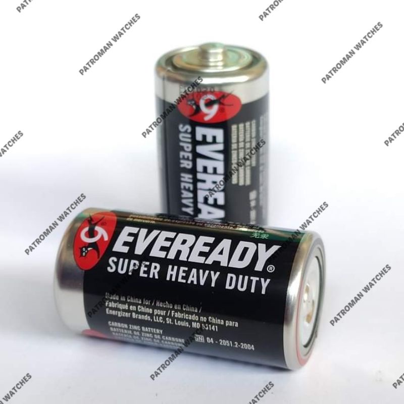 Jual BATERAI BATTERY BATRE EVEREADY SUPER HEAVY DUTY TYPE C UKURAN ...