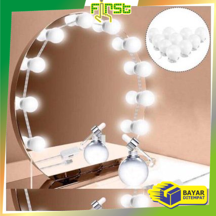 Jual *COD* FH-K2 Lampu Led Meja Rias Make Up | Lampu Kaca Rias Vanity ...