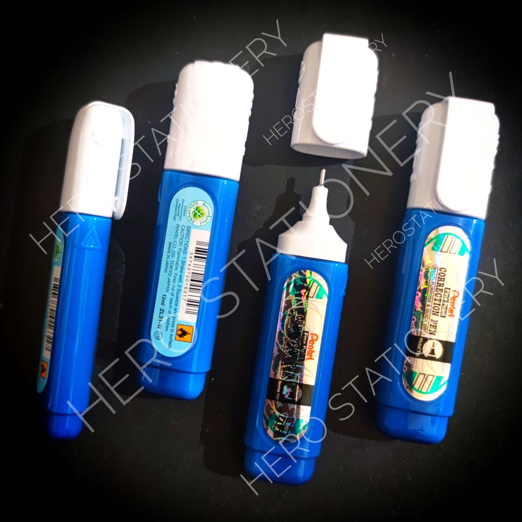 Jual Pentel correction fluid penghapus cair metal tip ozone safe ...
