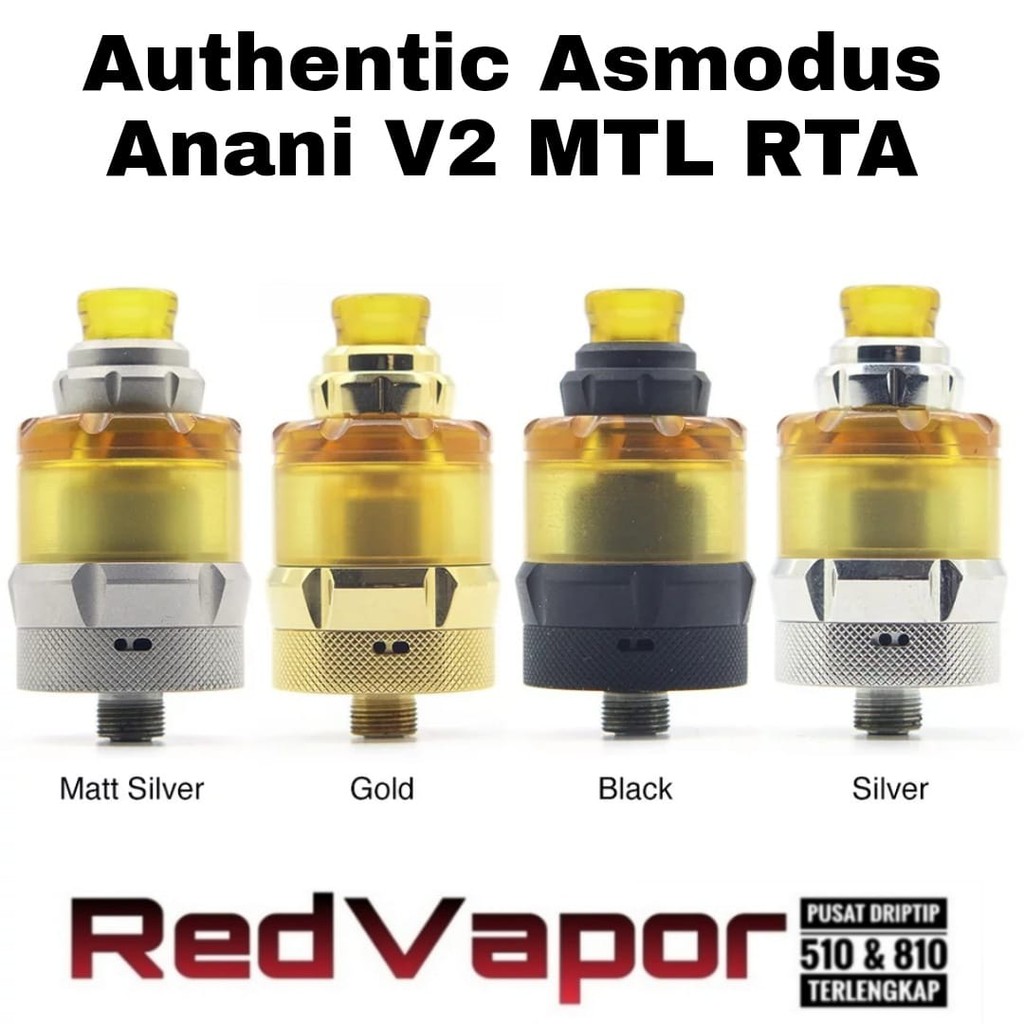 Jual Authentic Asmodus Anani V2 MTL RTA 22mm | atm48 | Shopee Indonesia