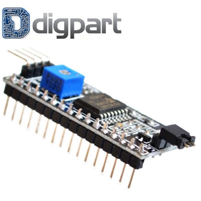 Jual I2C IIC LCD Serial Adapter Backpack Interface 1602 2004 | Shopee ...