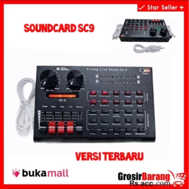 Jual Soundcard black spider Sc9 soundcard black spider sc9 | Shopee ...