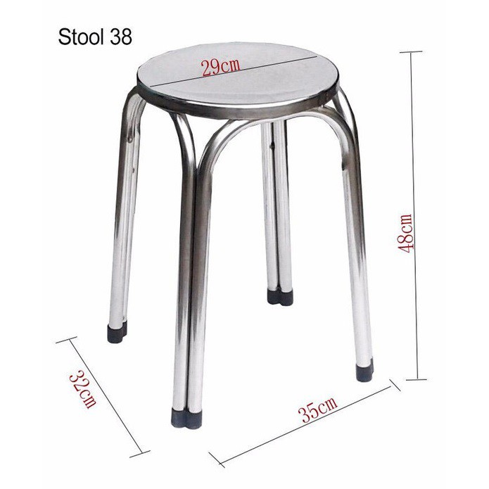 Jual Kursi Stainless Steel - Bangku Bakso Stainless - Kursi Bulat Anti ...
