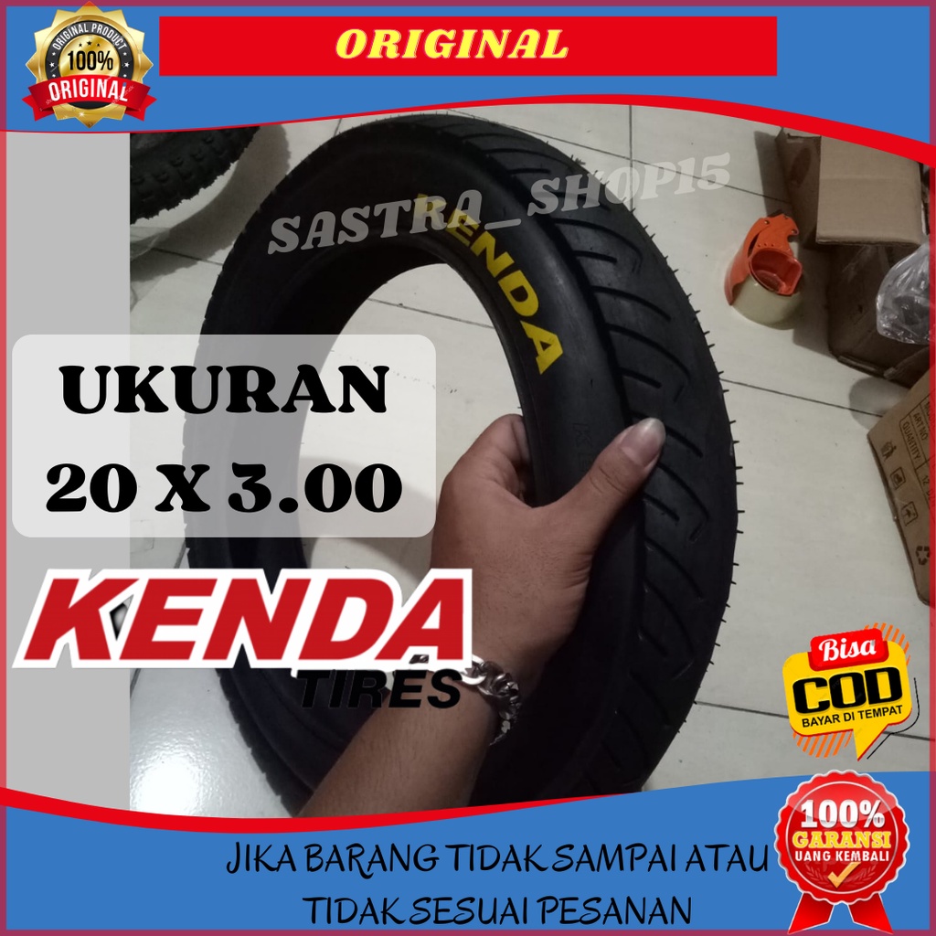 Jual BAN LUAR SEPEDA BMX KENDA UKURAN 16 18 20 X 3.00 INCH BAN JUMBO | Shopee Indonesia