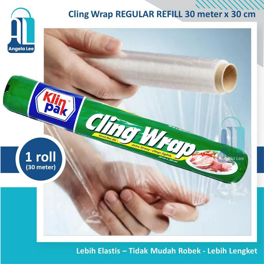 Jual Klinpak Cling Wrap Regular Refill 30m x 30cm - Plastik Segel ...