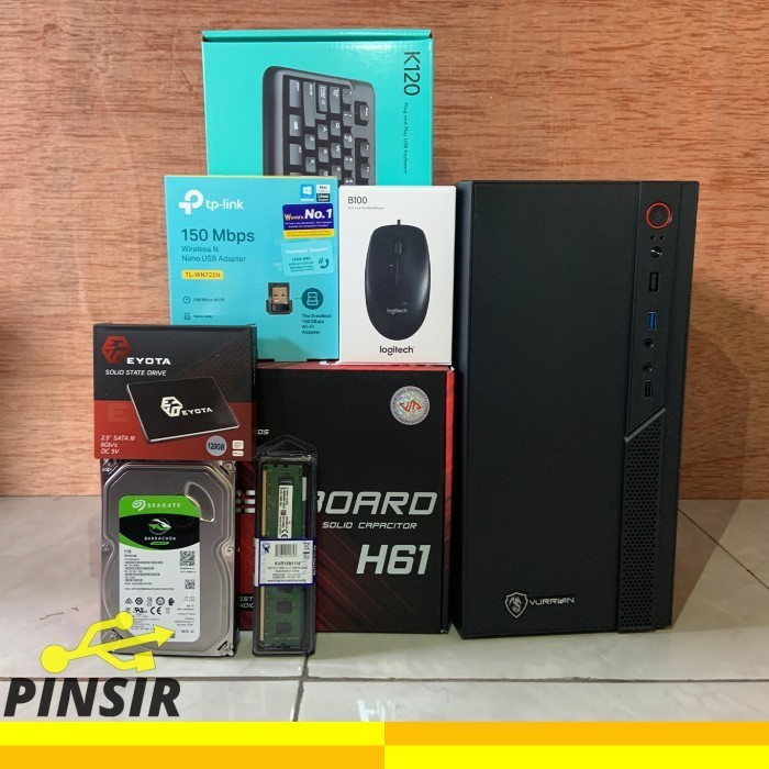 Jual CPU PC Rakitan Admin Office Intel Core i3 RAM 4GB SSD 120GB HDD 500GB | Shopee Indonesia