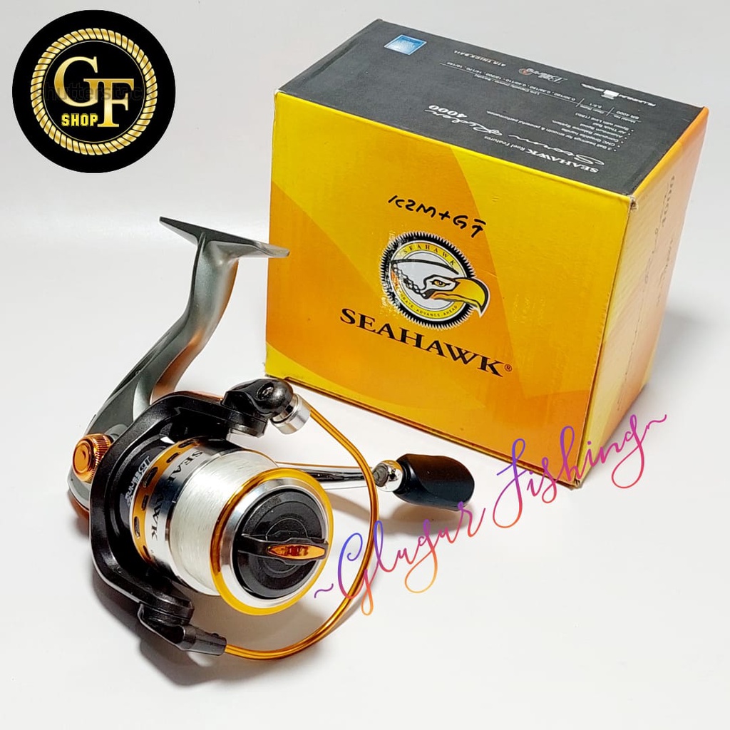 Jual REEL SPINNING SEAHAWK STORM RIDER 4000 / 3 BALL BEARING | Shopee ...