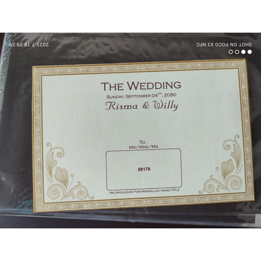 Jual UNDANGAN BLANGKO ERBA 88178 | Shopee Indonesia