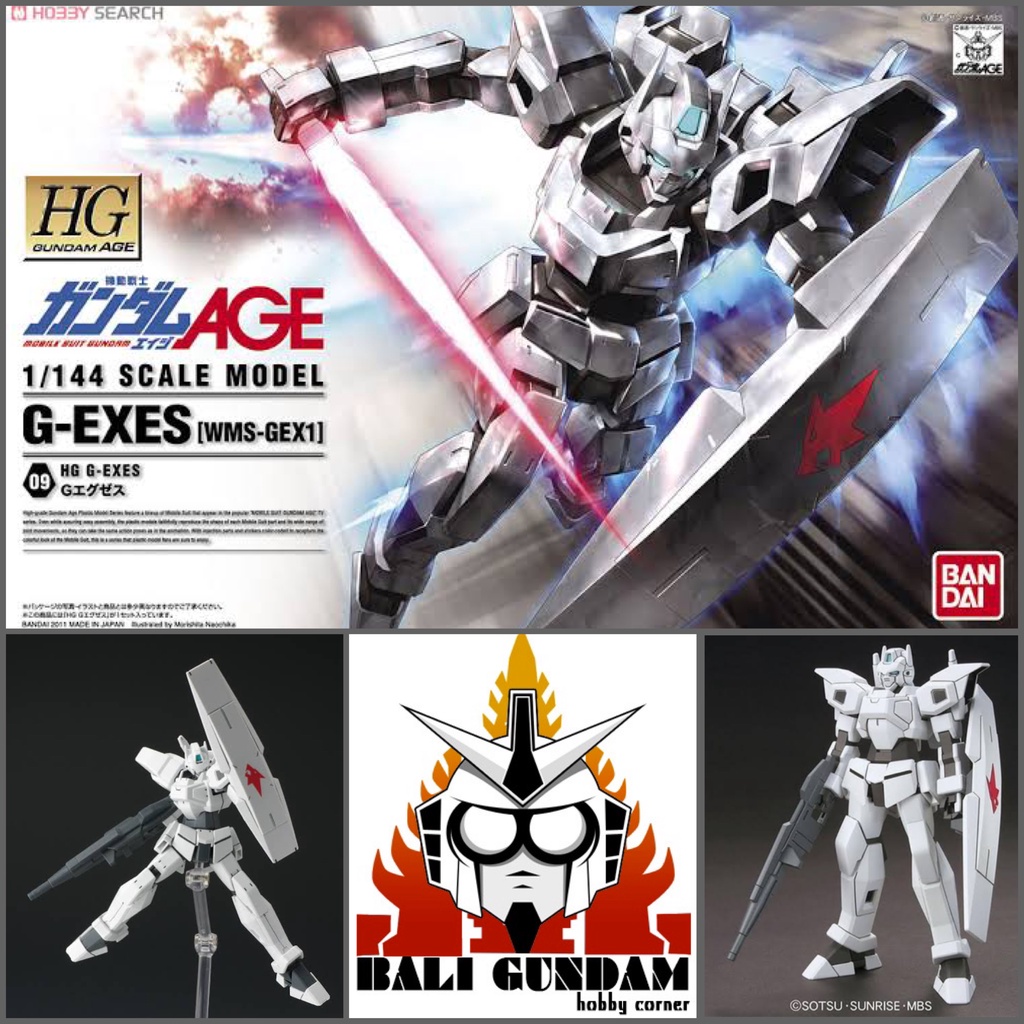 Jual HG 1/144 WMS-GEX1 G-EXES Bali Gundam Hobby Corner Bandai Original | Shopee Indonesia
