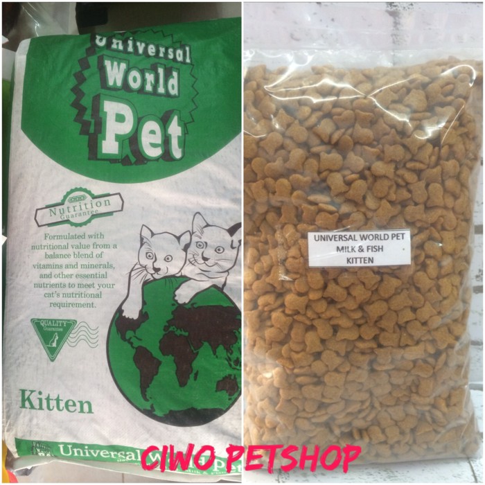 Jual MAKANAN ANAK KUCING - UNIVERSAL KITTEN REPACK 1KG | Shopee Indonesia