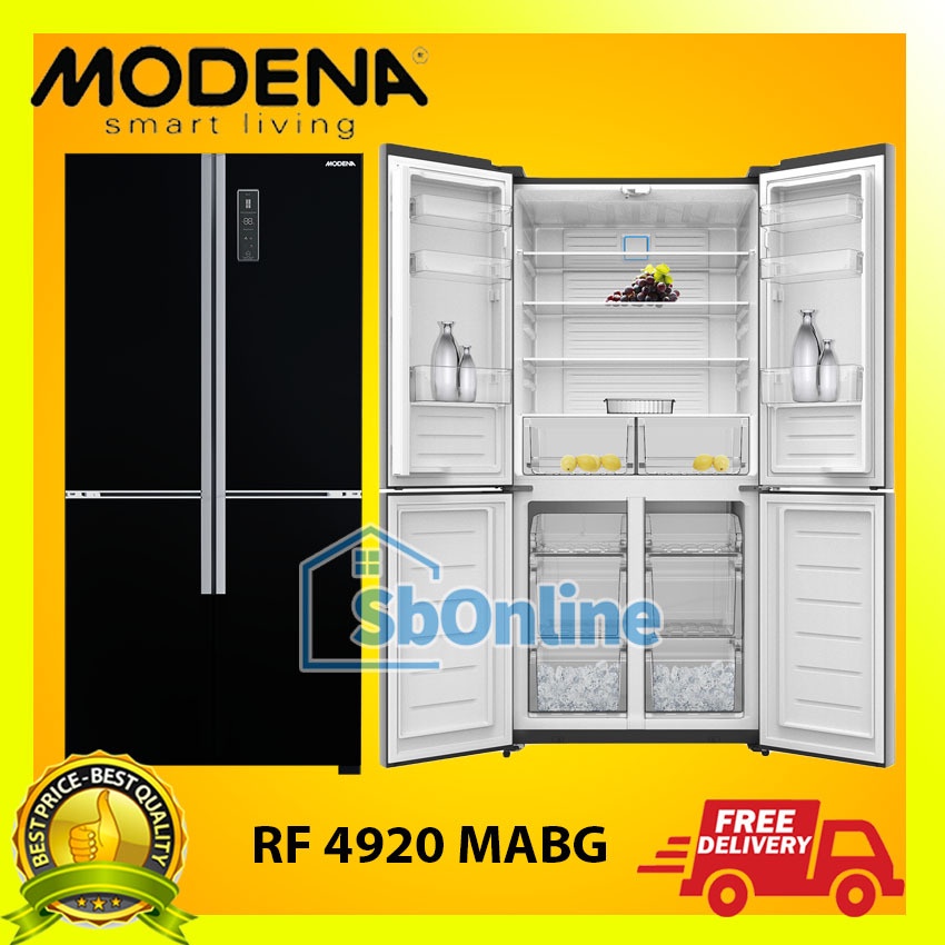 Jual MODENA Kulkas Multidoor 492 Liter - RF 4920 MABG | Shopee Indonesia