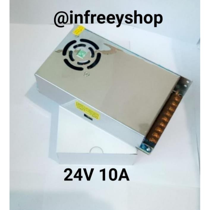 Jual Power Supply 24v 10A 240w Switching Kipas Led | Shopee Indonesia