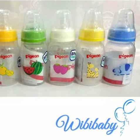 Jual Pigeon Botol Susu PP RP 50ml / 120ml / 240ml Std MM with Peristaltic Nipple ♪ | Shopee ...