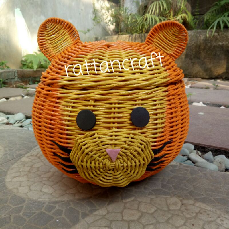 Jual rotan kepala tiger/kepala harimau/kepala macan/rotan imlek ...