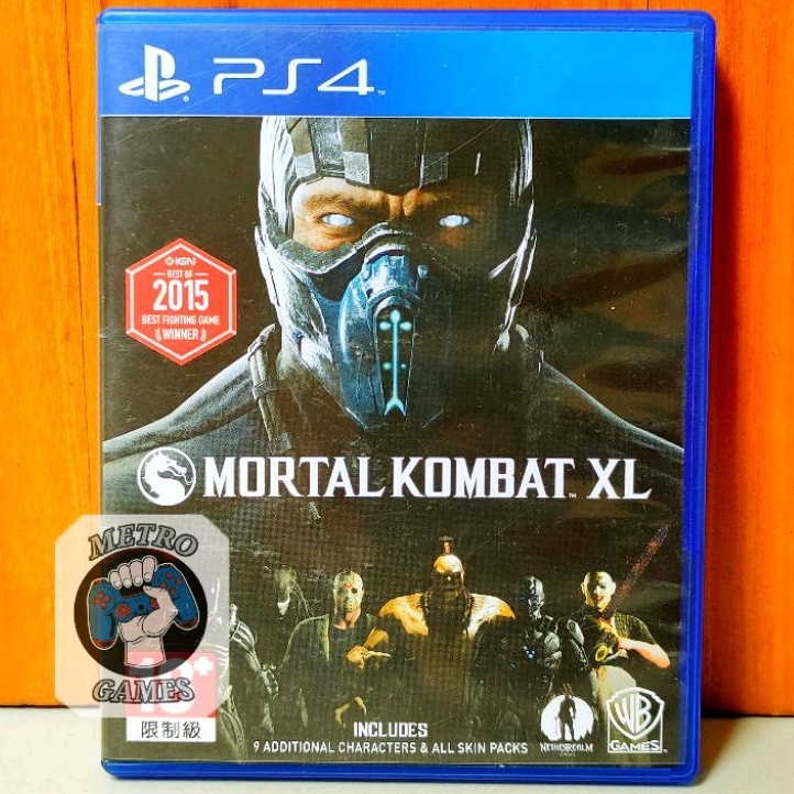 Jual Ps4 Mortal Kombat XL Kaset Mortalkombat XL Playstation PS 4 5 CD BD Game Games Mortal ...