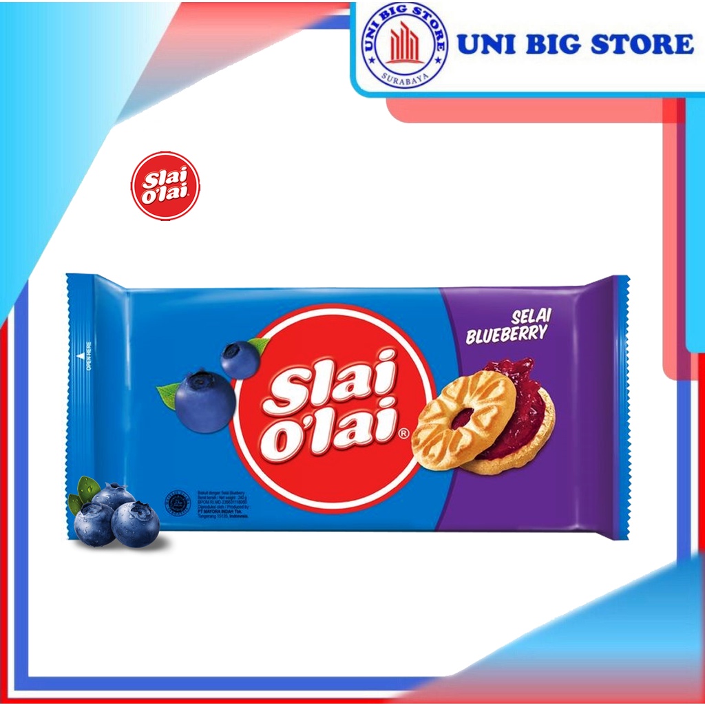 Jual Slai Olai O'lai O Lai Biskuit Susu Selai Blueberry 240 gr Kemasan ...