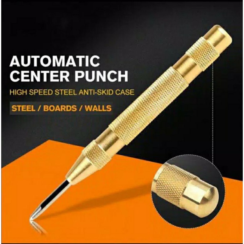 Jual Baja Besi Buat Marking Titik Tengah Mata Bor Center Punch Hammer ...