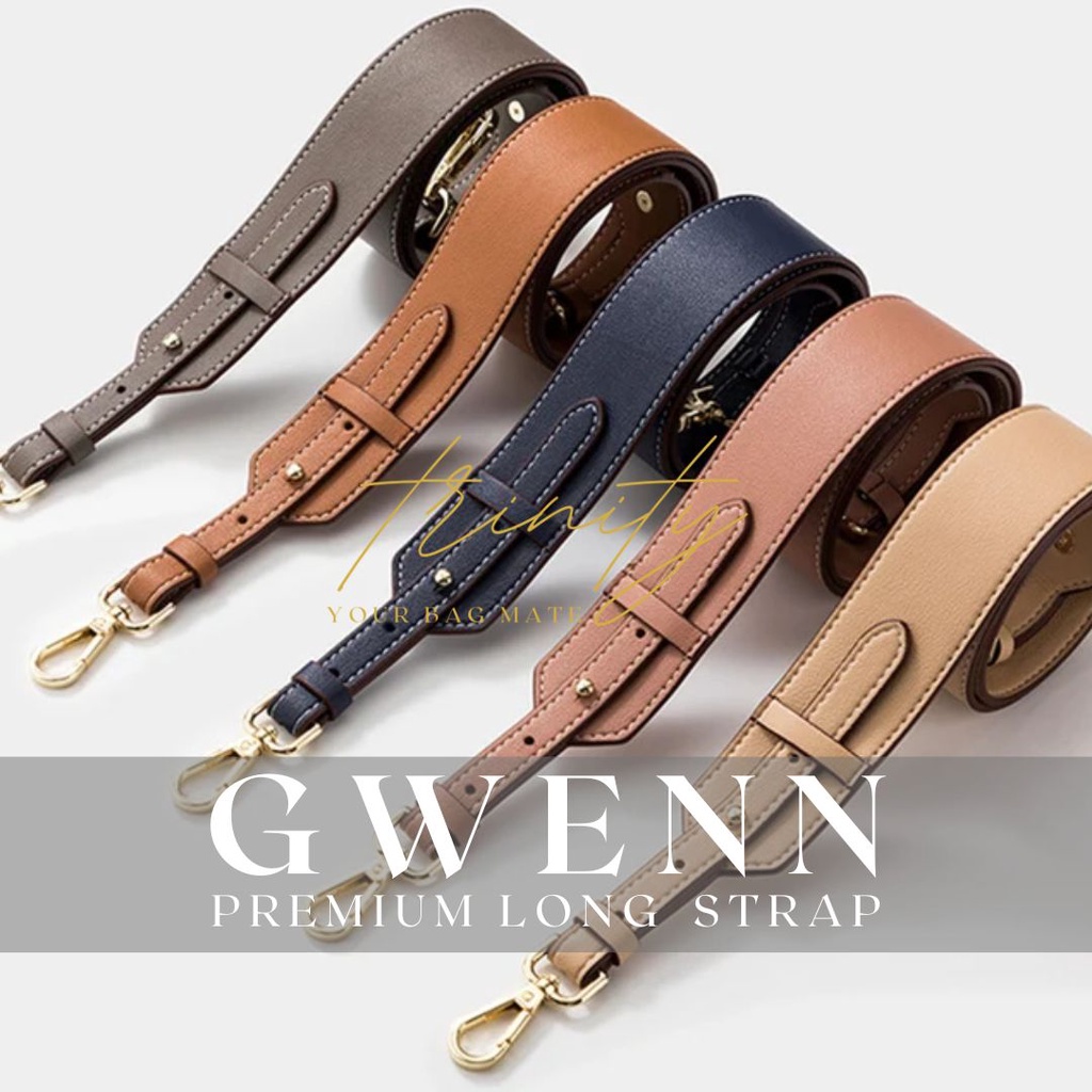 Jual GWENN Premium Basic Plain Strap Bag / Tali Tas Polos / Tali Tas Selempang 4 cm ||TRINITY ...