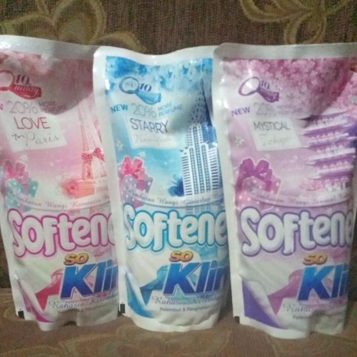 Jual So Klin Softener Love in Paris 900ml 2 pc + Mystical Tokyo 900ml 2 ...
