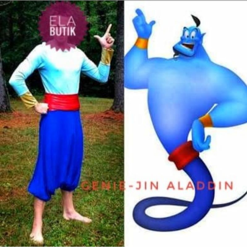 Jual kostum genie-aladdin-dewasa-jin aladdin-kostum halloween-party ...