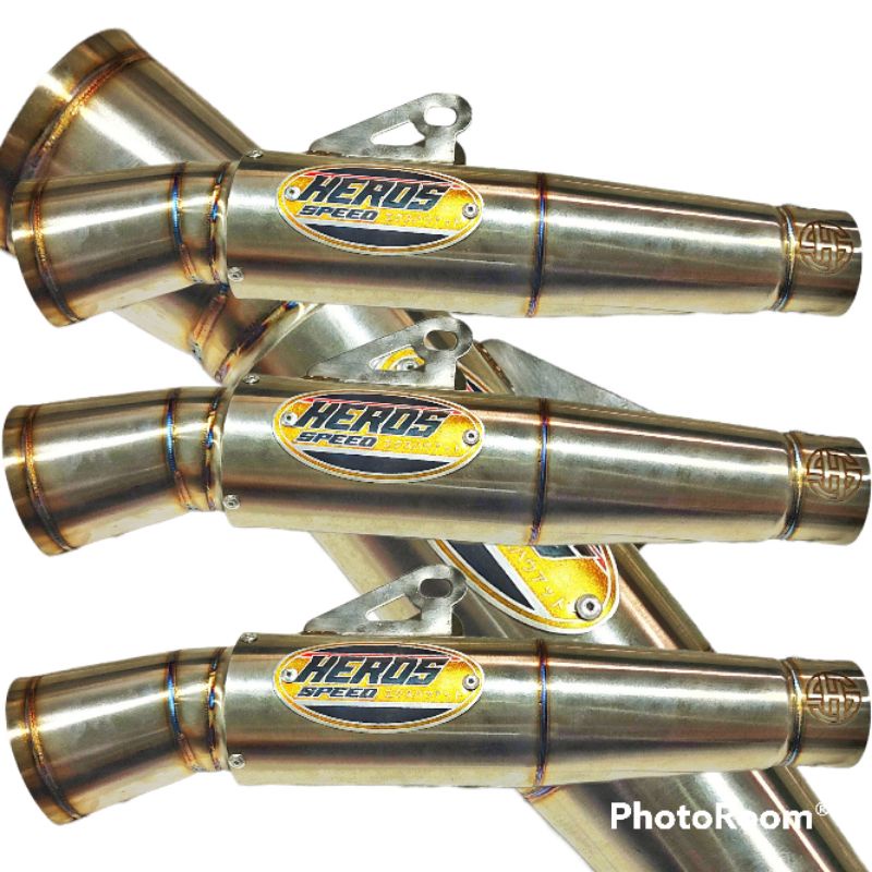 Jual knalpot racing original heros speed tipe gpwarior inlet 50/51mm ...