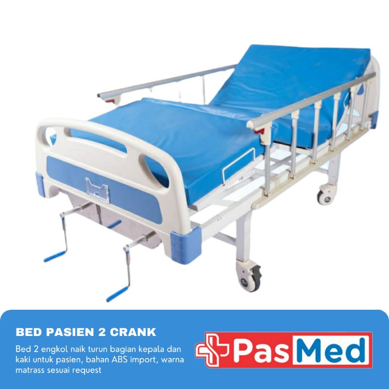 Jual PASMED | LUNALIFE | GTT | BED PASIEN 2 CRANK | Shopee Indonesia
