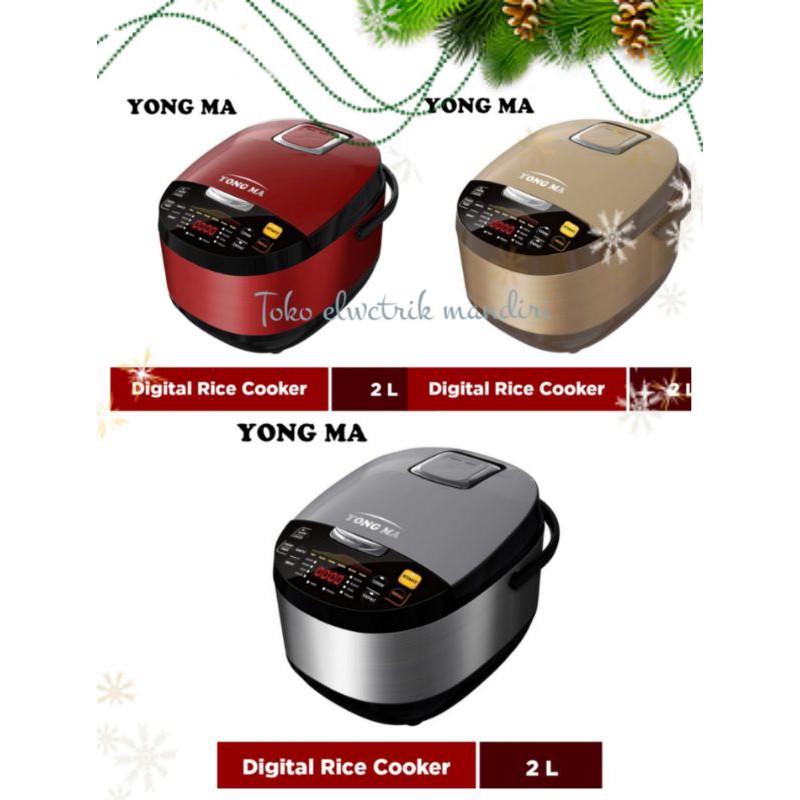 Jual YONG MA Digital Rice Cooker 2 L SMC 7047 | Shopee Indonesia