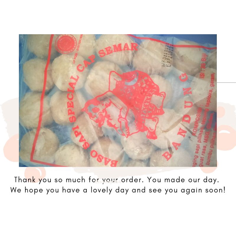 Jual [TERMURAH]-Bakso Sapi Urat Sedang Baso Cuangki Cap Semar-COD ...