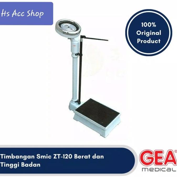 Jual Timbangan SMIC ZT-120 GEA/Timbangan berat dan tinggi badan | Shopee Indonesia